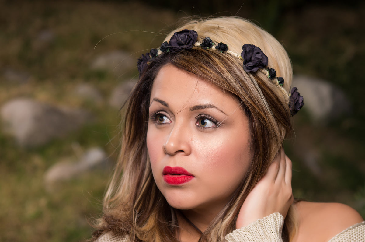 Black Flower Crown – Moonstacks